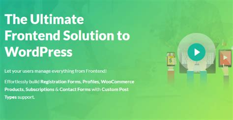 Wp User Frontend Pro V3413 Wordpress Plugin