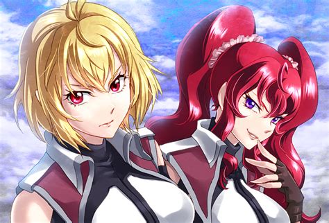Angelise Ikaruga Misurugi And Hilda Cross Ange Drawn By Nomammusume