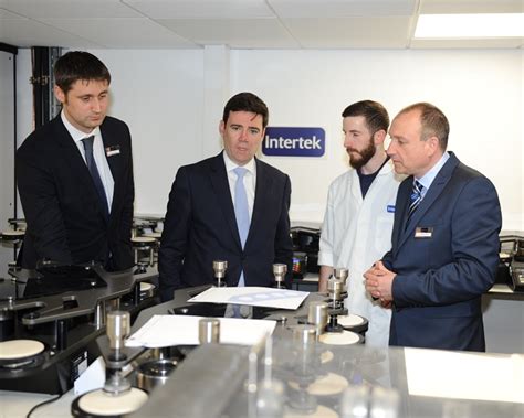 Shadow Minister Opens Uk S Largest Textile Testing Lab At Intertek Leigh