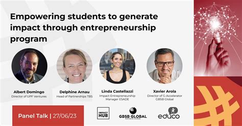 Gbsb Global Business School On Linkedin Impactentrepreneurship