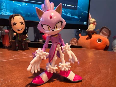 Jazwares Sonic Hedgehog Blaze The Cat Action Figure 3” Inch Sega Rare