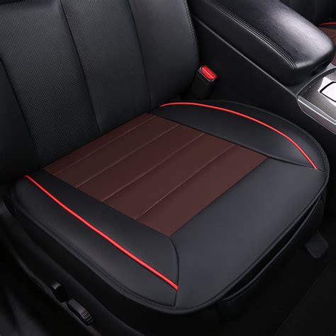 Otoez Deluxe Leather Car Front Seat Cover Front Bottom Seat Cushion