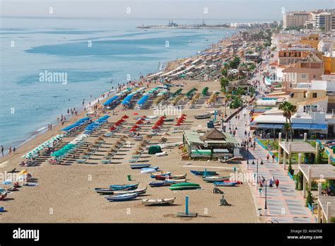 Torremolinos Costa Del Sol Spain La Carihuela Beach Stock Photo Royalty Free Image