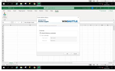 switching apps or environments in evolve using excel dwitcher technology