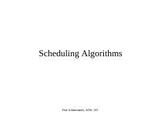 Scheduling Algorithms Pdf Scheduling Algorithms Prof S Meenatchi SITE VIT Scheduling