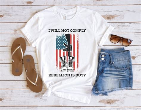 I Will Not Comply T Shirt Medical Freedom T Shirt Stop The Mandates