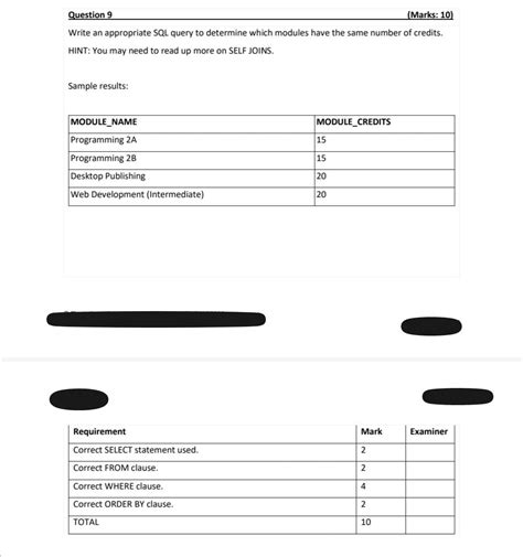 Solved Write An Appropriate SQL Query To Determine Which Chegg