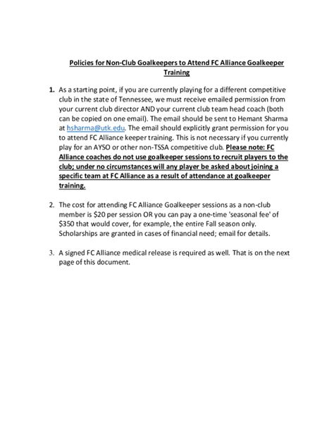 Fillable Online Cdn1 Sportngin ComattachmentsdocumentPolicies For Non
