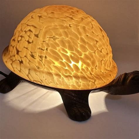 Turtle Shell Lamp Etsy