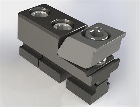 Mitee Bite Heavy Duty T Slot Clamp Base And M12 Blunt Edge Pitbull