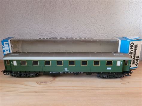 Märklin H0 4145 Eilzugwagen Ayse 604 DB 1 Klasse OVP Gebraucht