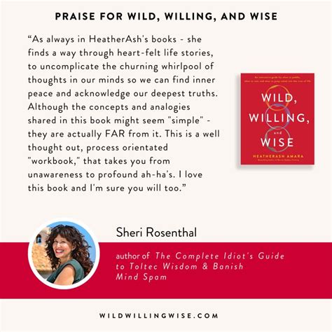 Heatherash Amara On Linkedin Praise For Wild Willing And Wise Keeps