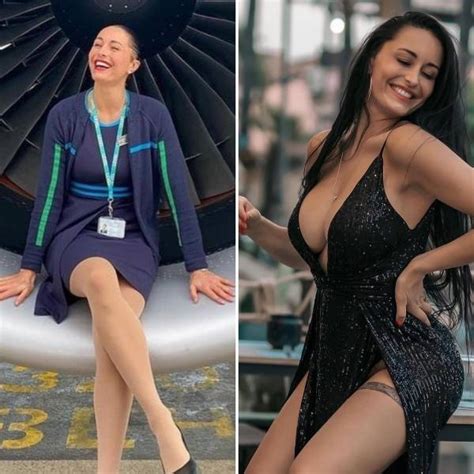 Sexy Flight Attendants With And Without Their Uniforms 26 PICS 4