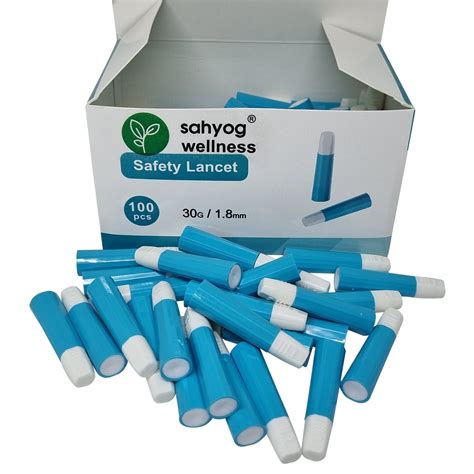 Sahyog Wellness Single Use Sterile Disposable Safety Lancet Device Nee