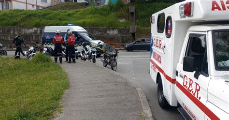 Choque De Dos Motos En La Ciudadela Del Norte Dejó Un Lesionado Bc