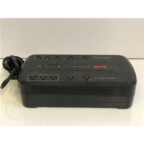 APC battery backup plus surge protection ES750