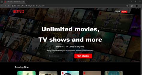 rohan nimbalkar on linkedin built a netflix clone using html and css 🎬💻