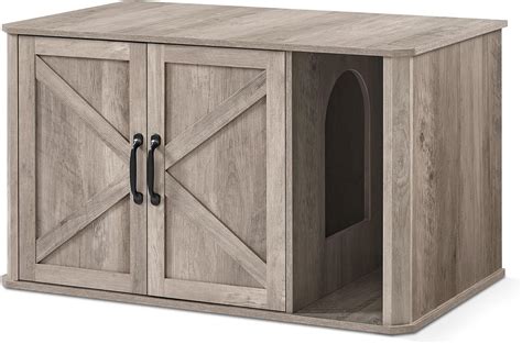 Feandrea Litter Box Enclosure Modern Cat Litter Box India Ubuy