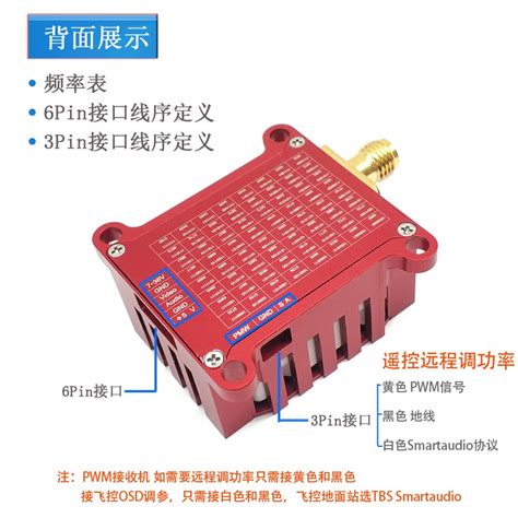 耐斯16w大功率破解2w远距离fpv远航58g穿越图传发射机枫叶天线虎窝淘