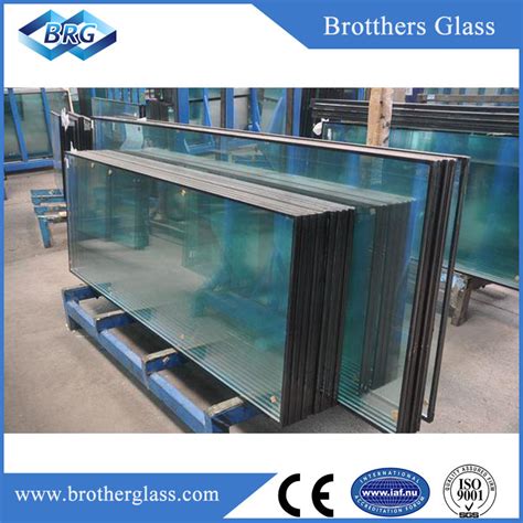 6mm12a6mm Double Glazing Agc Low E Glass Low E Glass And Insulated