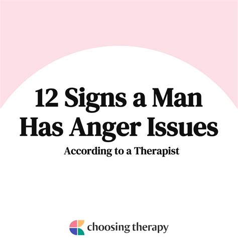 Signs Of Anger Issues In Men