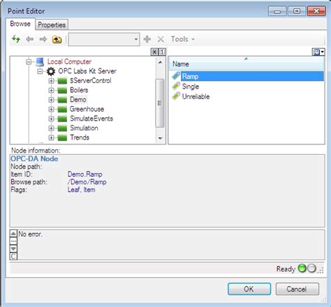 opc labs develop opc client by visual binding to opc data