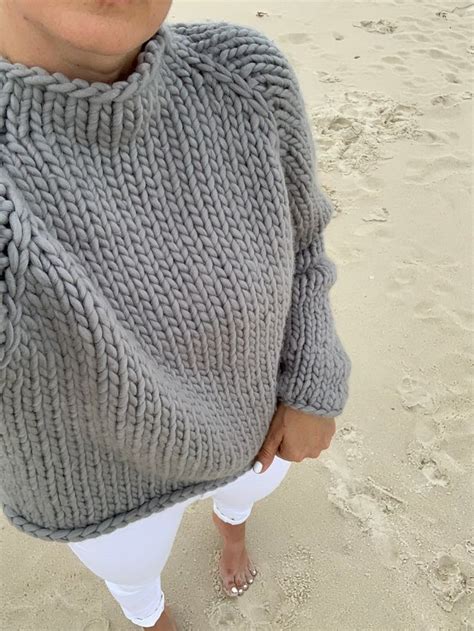 Beginner Friendly Knitting Pattern Gallant Sweater Chunky Cropped