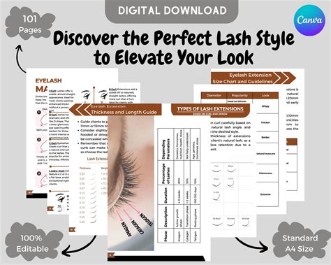 Eyelash Extension Training Manual Instant Download Etsy