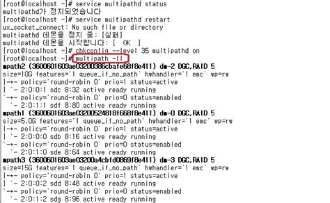 Linux Multipath Lvm Vgimport 네이버 블로그