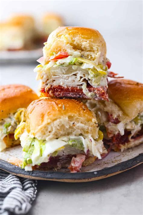 Grinder Sliders Slider Recipes Sliders Recipes Hawaiian Rolls