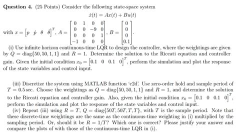 Solved Question Points Consider The Following Chegg