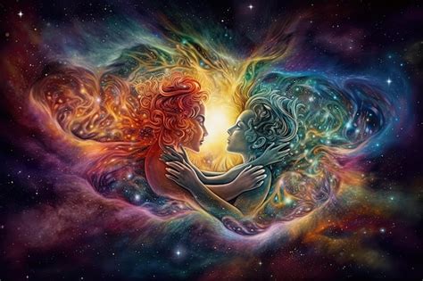 Premium Photo Ecstasy Of Love And Knowledge Of The Universe Endless