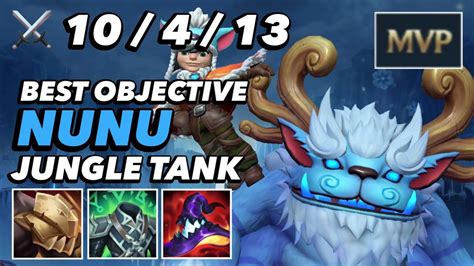 WILD RIFT NUNU WILLUMP JUNGLE TANK SEASON 8 WILD RIFT NUNU BUILD YouTube