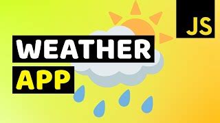Extremely Easy Weather App Using HTML CSS And Javascript Doovi