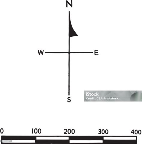 Map Elements Stock Illustration Download Image Now Map Scale