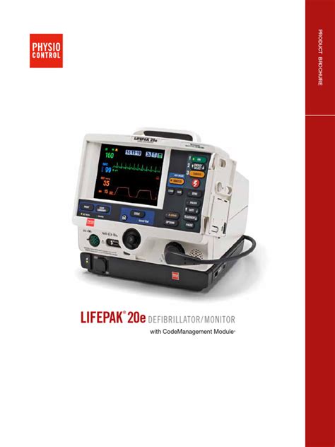 Lifepak 20e Brochure Pdf Cardiopulmonary Resuscitation Cardiology