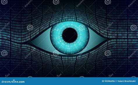 Big Brother Electronic Eye Concept Technologies For The Global Surveillance Security Of