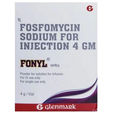 Fosfomycin Sodium Fonyl 4mg Injection 4 Gm At Rs 999 Piece In Pune Id 2849988433273