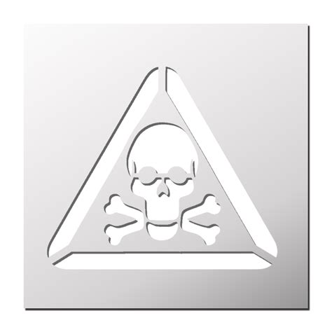 Pochoir Danger De Mort Fabrication Française