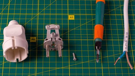 Premium Photo Disassembled Electrical Plug