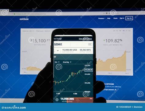 bitcoin usd price on coinbase android application gdax editorial stock