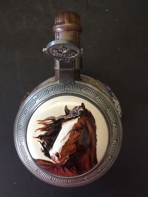 Stein Anheuser Busch Collectors Club 1995 Clydesdales At The Bauernhof COA