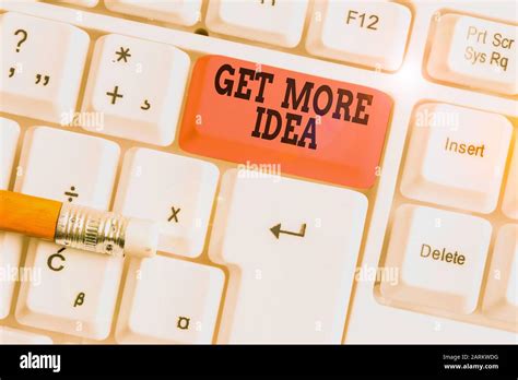 Word Writing Text Get More Idea Business Photo Showcasing Random Input