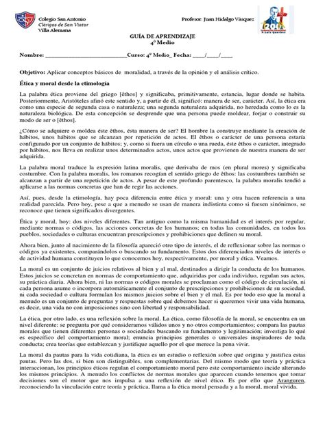 2º El Origen Del Problema Ético Pdf Moralidad Relativismo