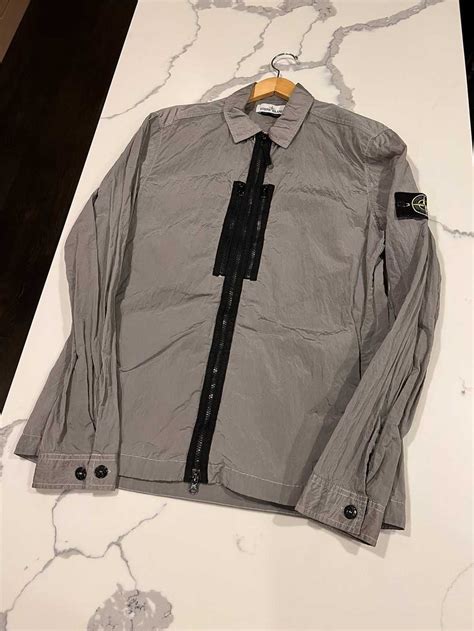 Stone Island Stone Island Nylon Metal Overshirt Gem