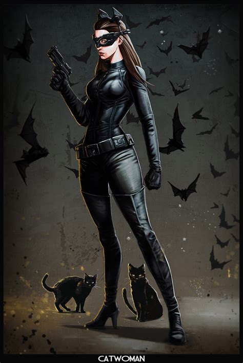 Catwoman The Dark Knight Cartoon Version By Digitalinkrod On Deviantart