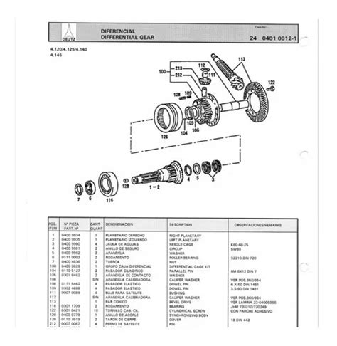 Manual Repuestos Despiece Tractor Deutz Fahr Ax En Venta En Caseros Santa Fe Por S Lo