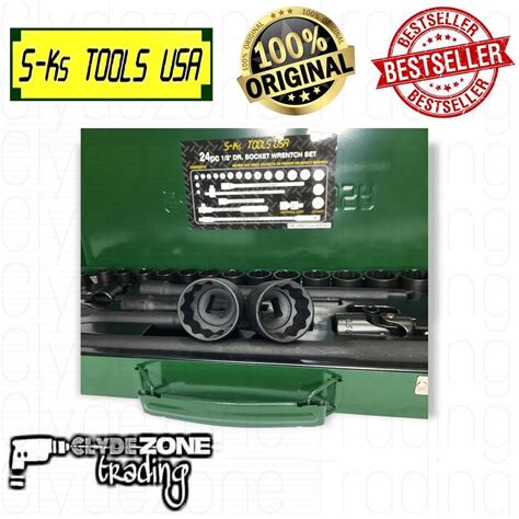 SKS Tools USA Socket Wrench Set 8mm To 32mm 1 2 Drive 12 Points