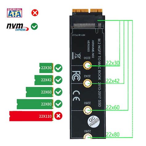 M 2 Nvm Express Ssd Connector Card Voor Apple Ssd Grandado