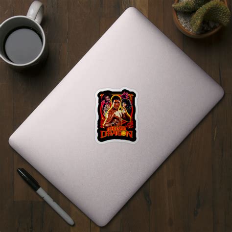 Last Dragon Sho Nuff Artwork Comedy Movie Sticker Teepublic